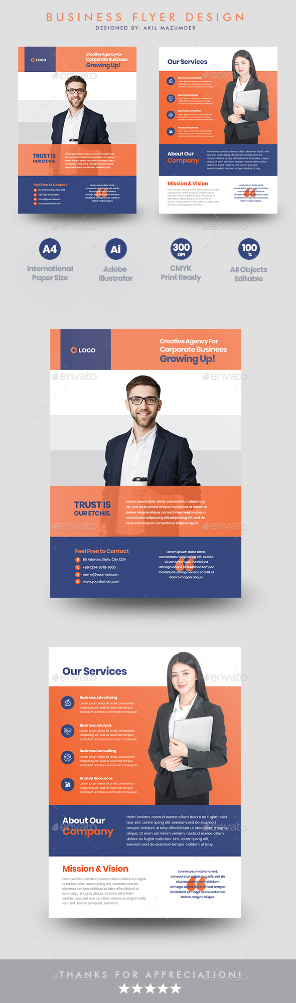 Handout Graphics, Designs & Templates from GraphicRiver