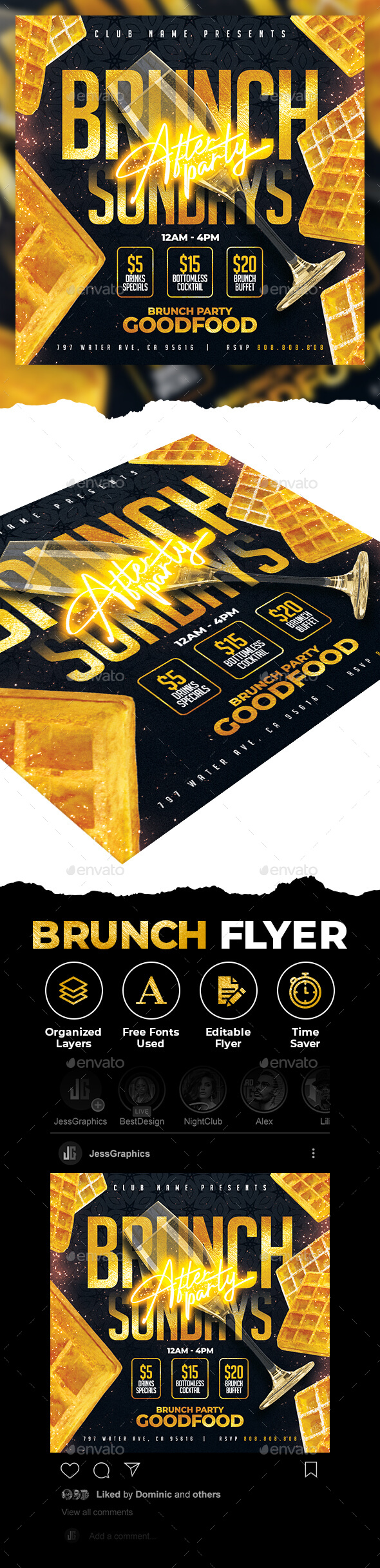 Brunch Graphics, Designs & Templates from GraphicRiver