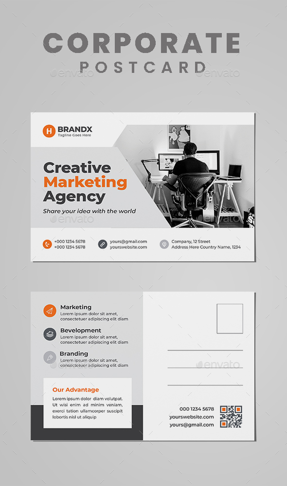 Postcard Graphics, Designs & Templates from GraphicRiver