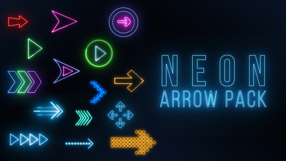 Download Easy Neon Lights Maker - FREE Videohive - After Effects Projects