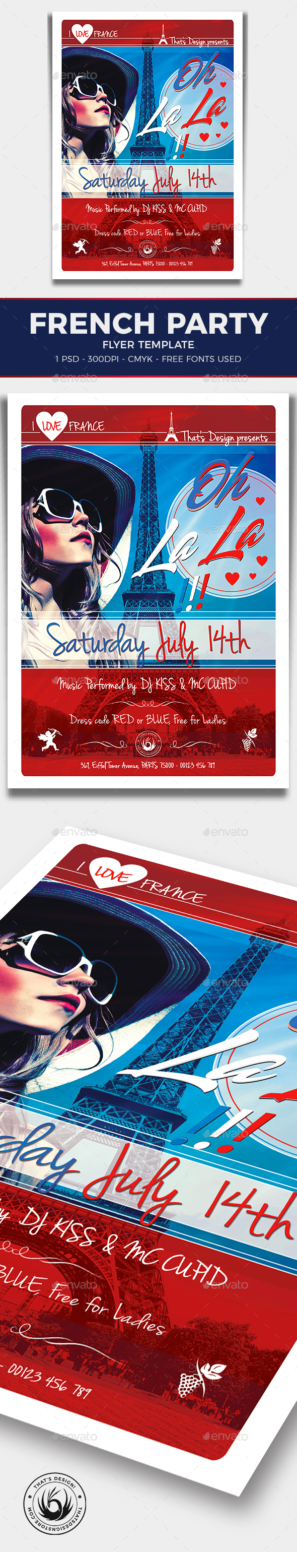 French Graphics, Designs & Templates | GraphicRiver