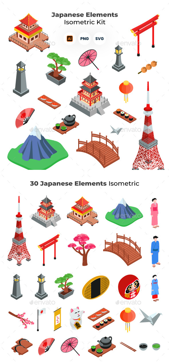 Japanese Graphics, Designs & Templates from GraphicRiver