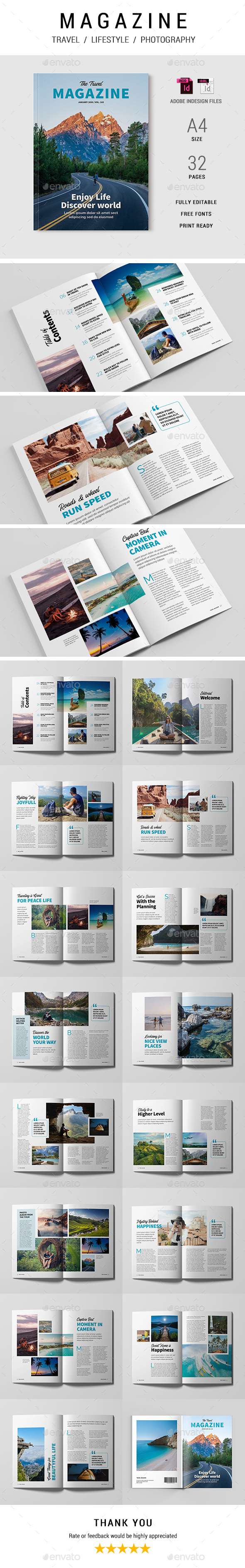 2022's Best Selling Magazine Templates