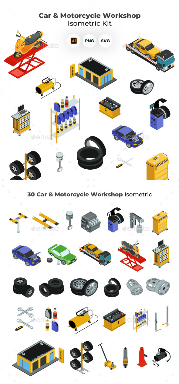 Workshop Graphics, Designs & Templates from GraphicRiver