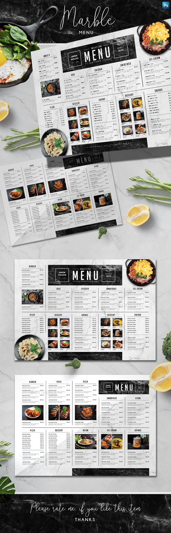 Menu Graphics, Designs & Templates from GraphicRiver
