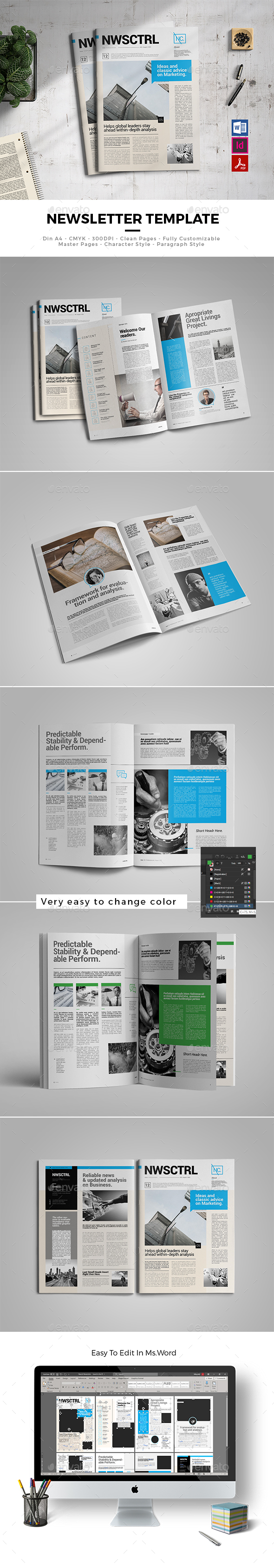 Newsletter Graphics, Designs & Templates from GraphicRiver