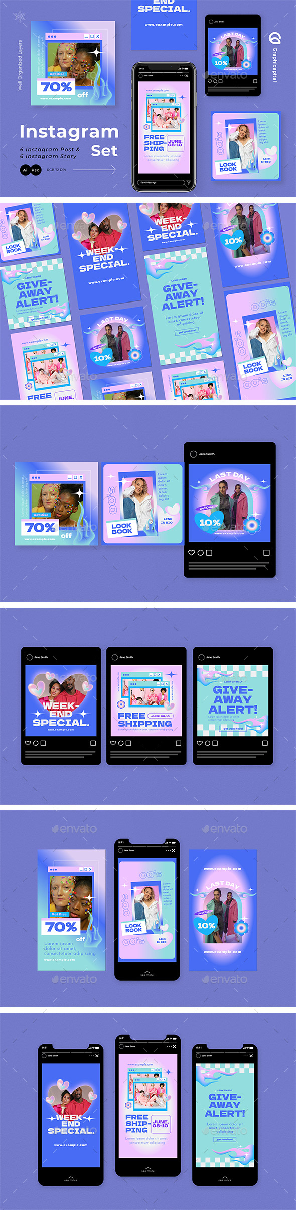 Instagram Graphics, Designs & Templates from GraphicRiver