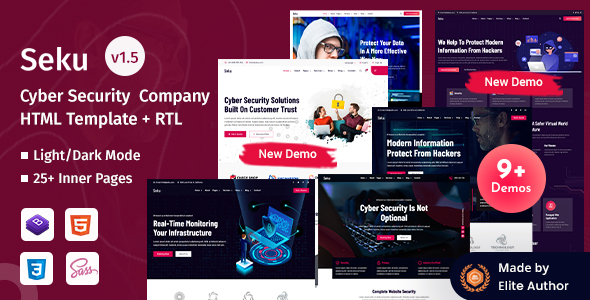 Cyber Security HTML Website Templates | ThemeForest