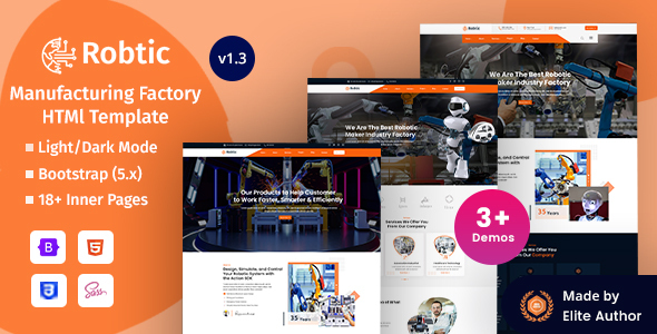 Robot Website Templates | ThemeForest