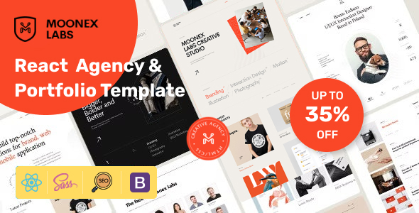 React Website Templates from ThemeForest