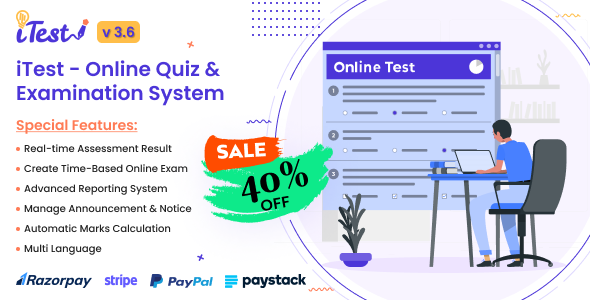 Online Exam System PHP Scripts from CodeCanyon