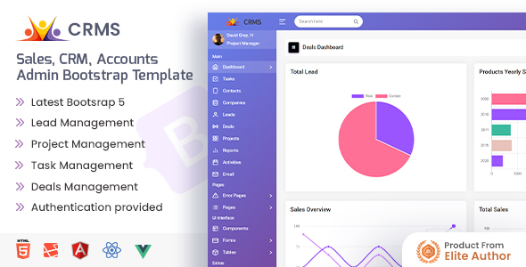 CRM HTML Website Templates | ThemeForest