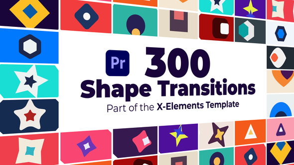 Download Shape Transitions MOGRT - After Effects Projects