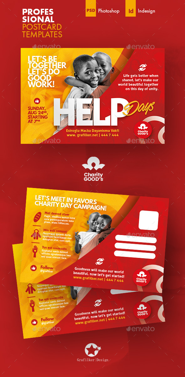 Postcard Graphics, Designs & Templates from GraphicRiver