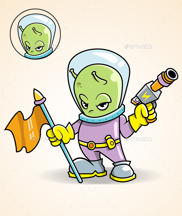Alien Drawing Graphics, Designs & Templates from GraphicRiver