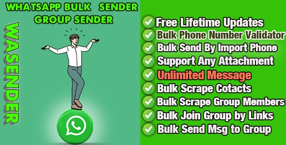 Bulk Whatsapp Plugins, Code & Scripts from CodeCanyon