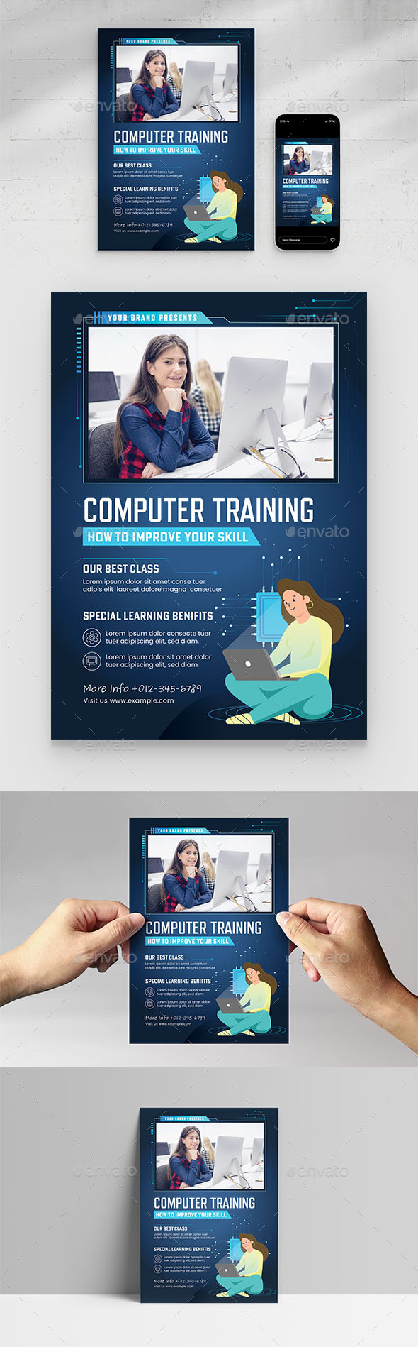 Ict Stationery and Design Template from GraphicRiver