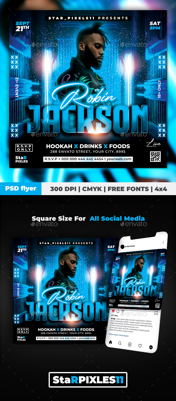 Dj Graphics, Designs & Templates from GraphicRiver