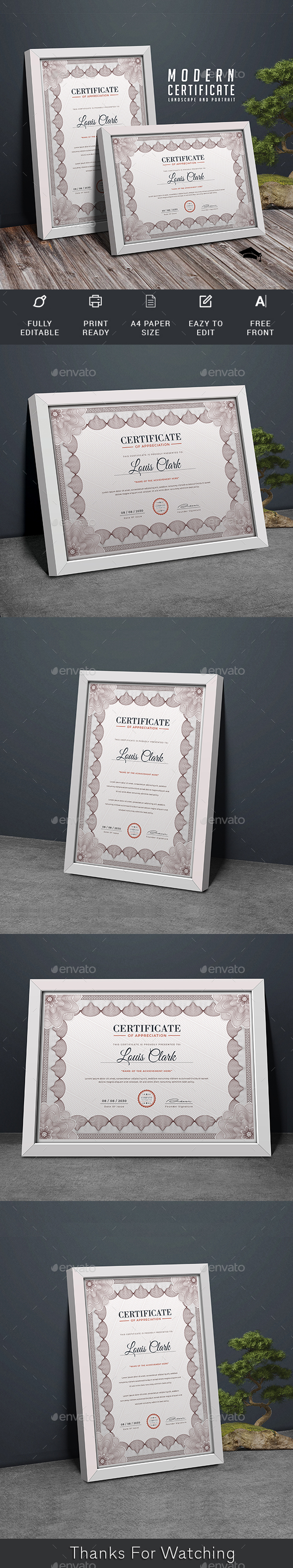 Certificate Stationery and Design Templates from GraphicRiver