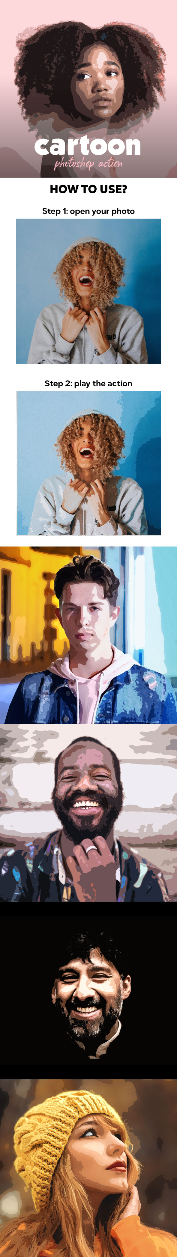 Cartoon Photoshop Add-ons from GraphicRiver