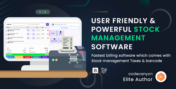 Stock Management System PHP Scripts from CodeCanyon
