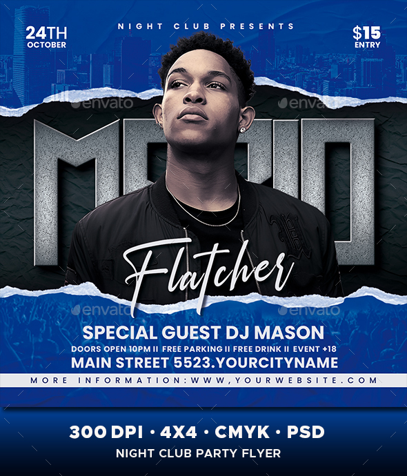 Dj Graphics, Designs & Templates from GraphicRiver