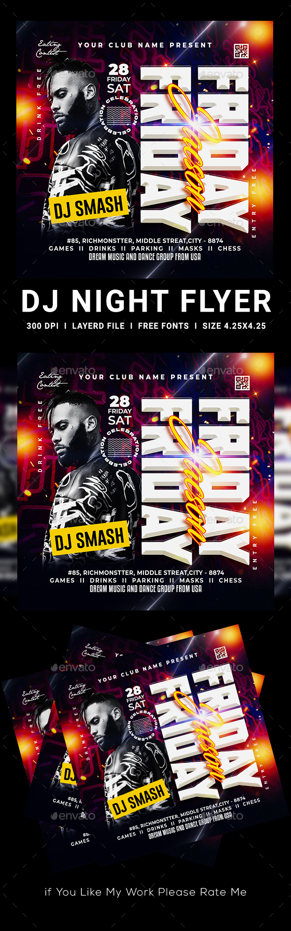 Dj Graphics, Designs & Templates from GraphicRiver