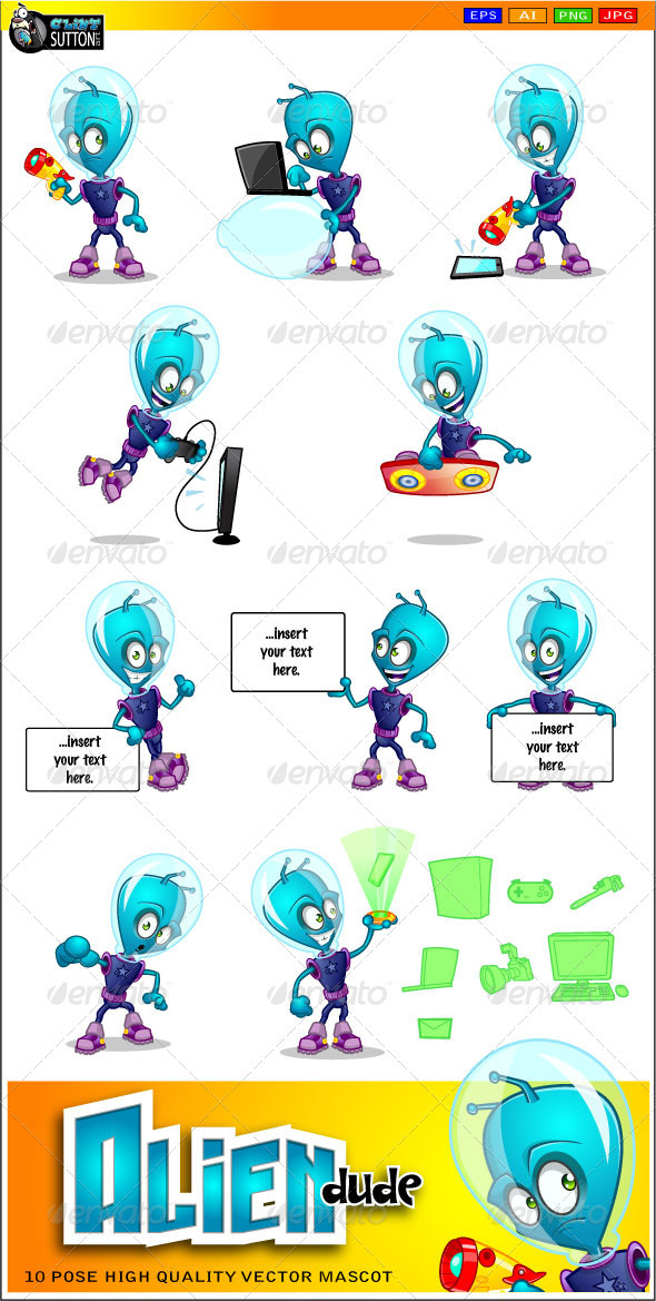 Alien Graphics, Designs & Templates | GraphicRiver