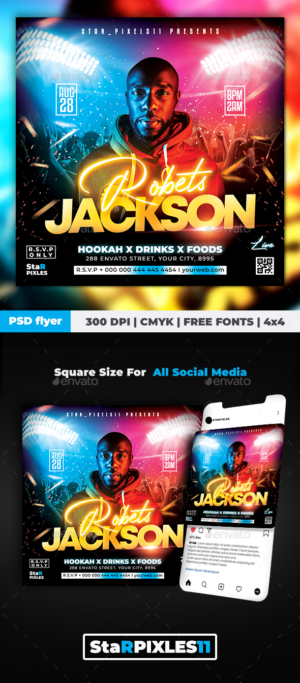 Dj Graphics, Designs & Templates from GraphicRiver