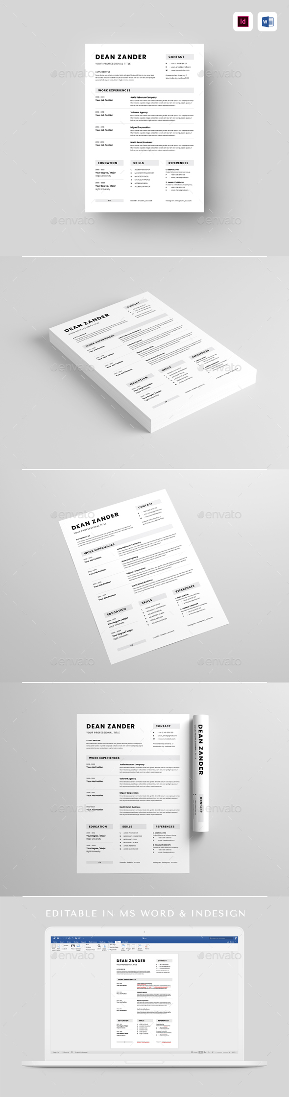CV Graphics, Designs & Templates | GraphicRiver