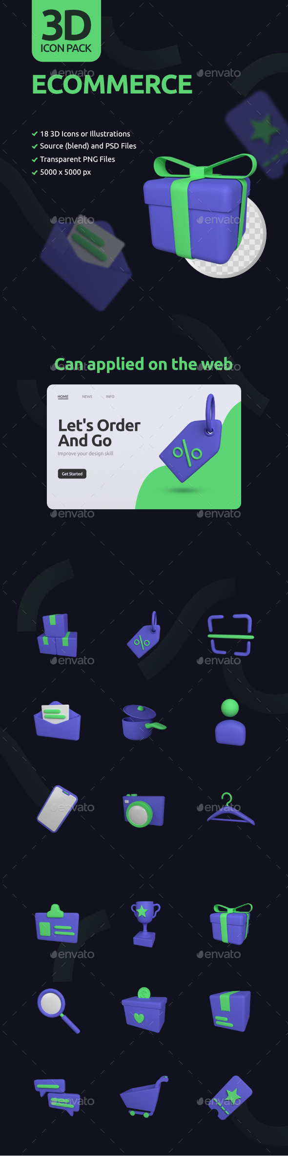 3D Graphics, Designs & Templates | GraphicRiver