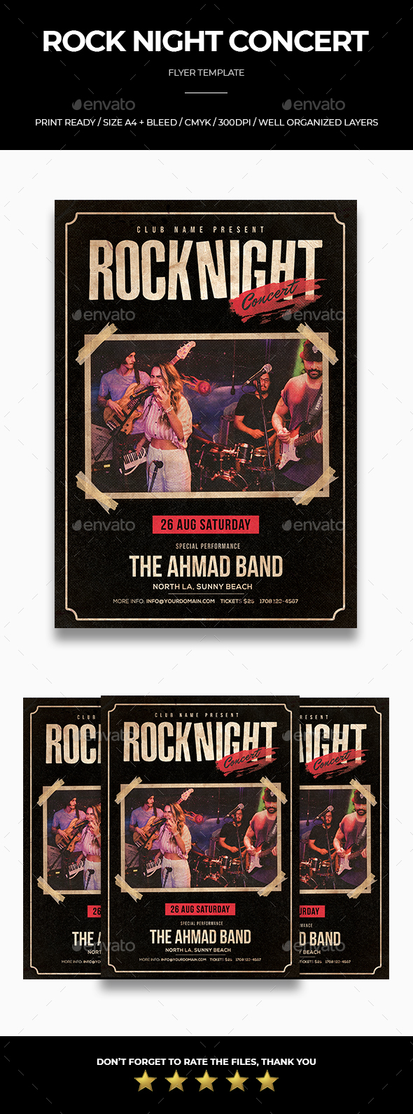 Concert Graphics, Designs & Templates from GraphicRiver