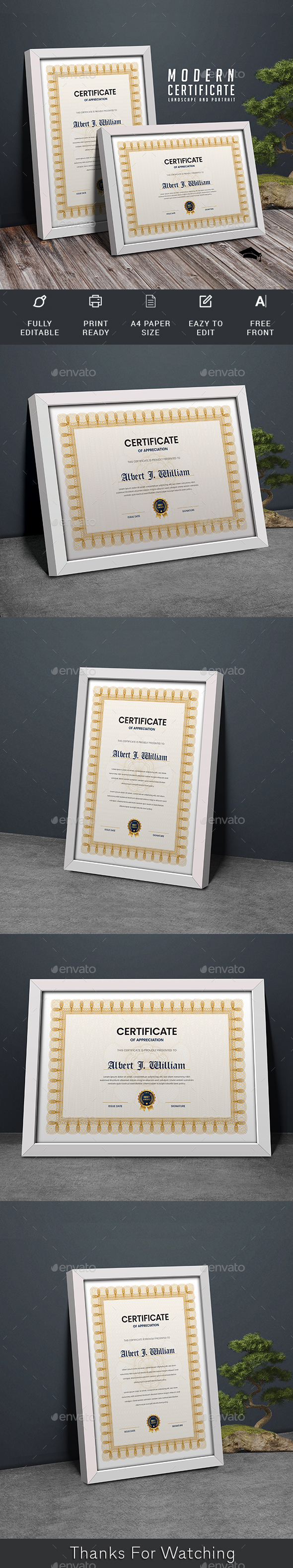 Certificate Stationery and Design Templates from GraphicRiver