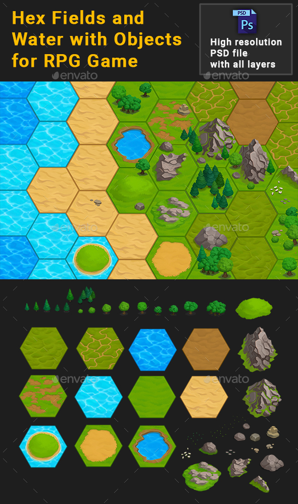 Game Tilesets From Graphicriver