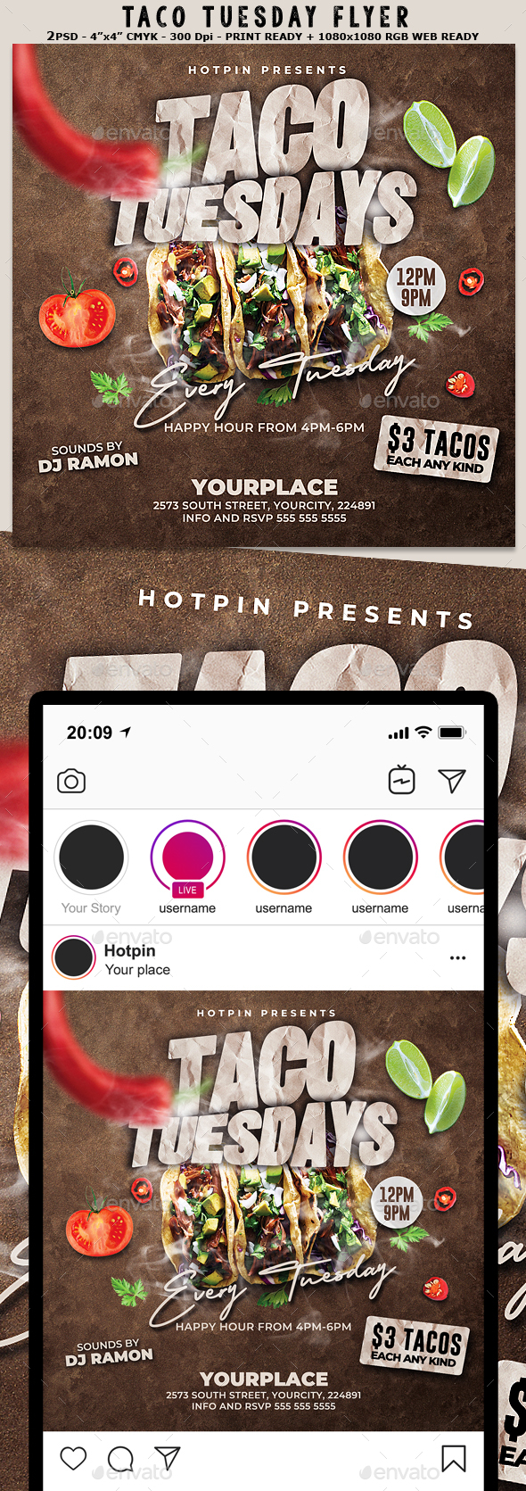 Taco Graphics, Designs & Templates | GraphicRiver