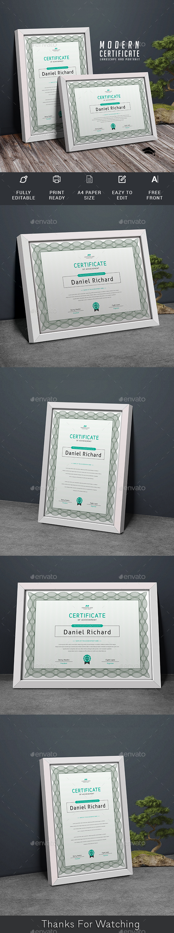 Certificate Stationery and Design Templates from GraphicRiver