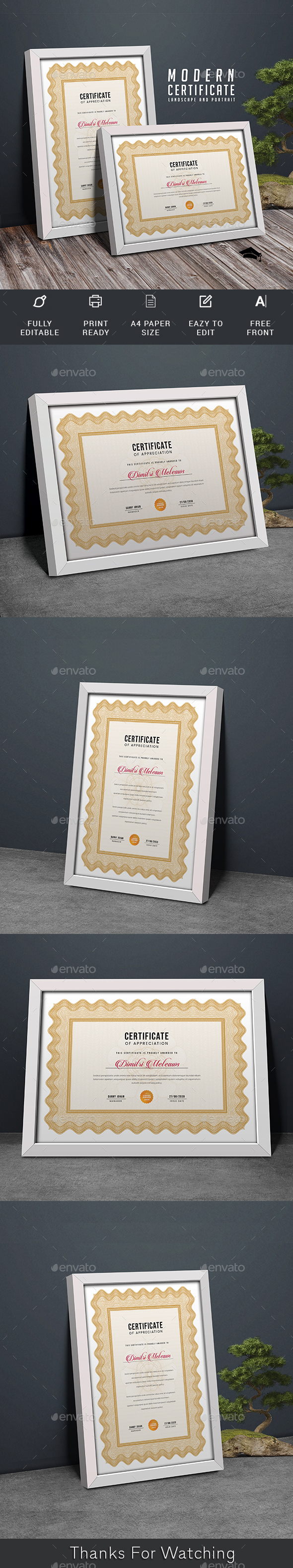 Certificate Stationery and Design Templates from GraphicRiver