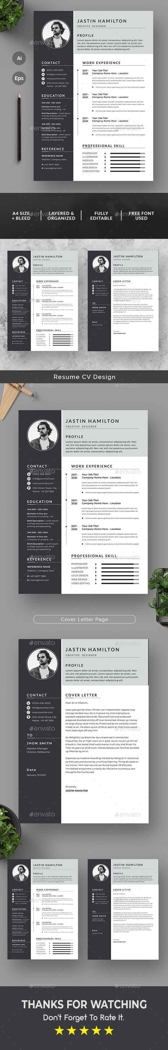 Resume Stationery and Design Templates | GraphicRiver