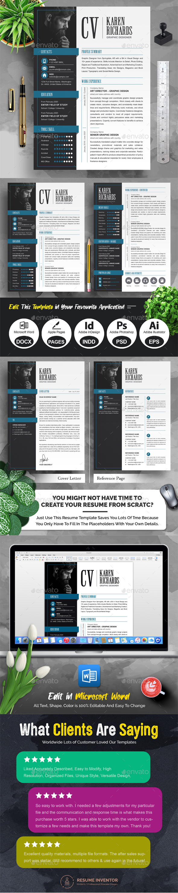 CV Graphics, Designs & Templates | GraphicRiver