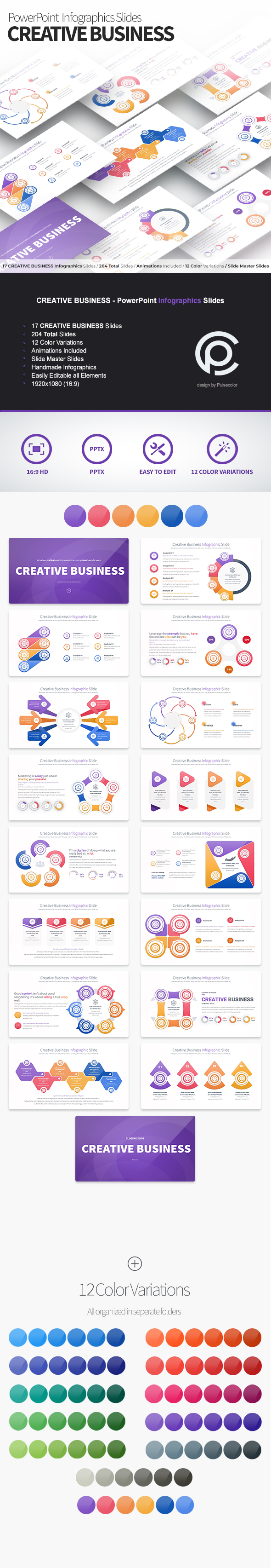 Creative PowerPoint Templates from GraphicRiver