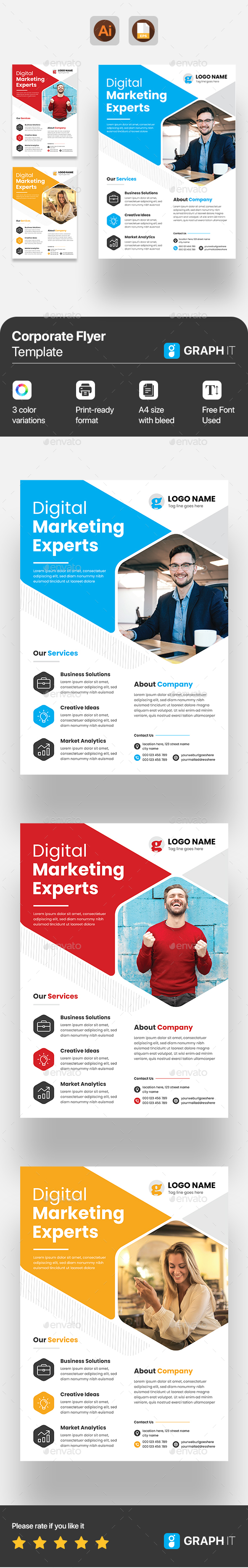 One-pager Graphics, Designs & Templates | GraphicRiver