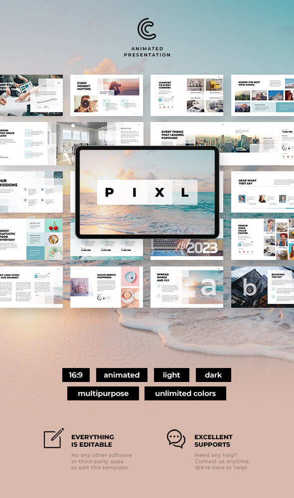 Pixel Presentation Templates | GraphicRiver