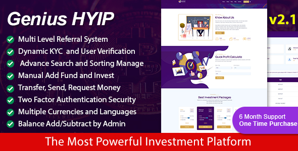 Investment PHP Scripts | CodeCanyon