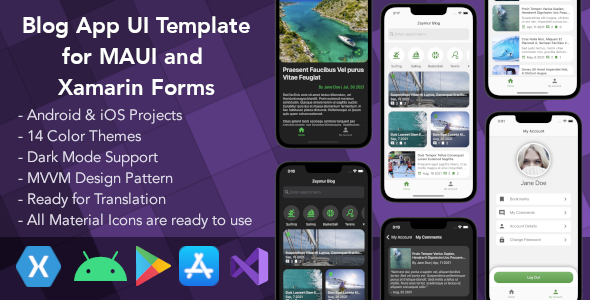Maui Mobile App Templates | CodeCanyon