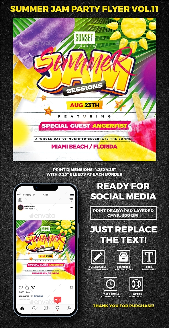 Jams Flyer Templates | GraphicRiver