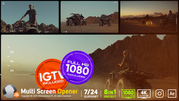 Download Multiscreen - 3 Split Screen - Videohive - After Effects Projects