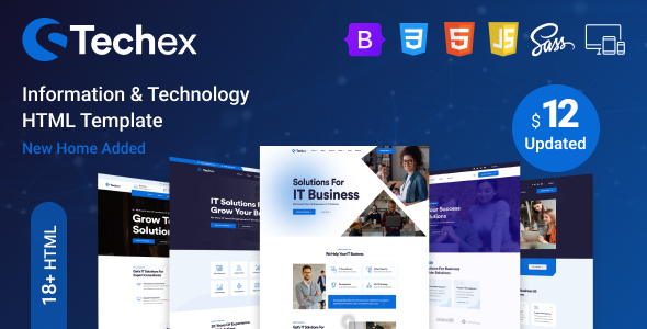 Information Technology HTML Website Templates | ThemeForest