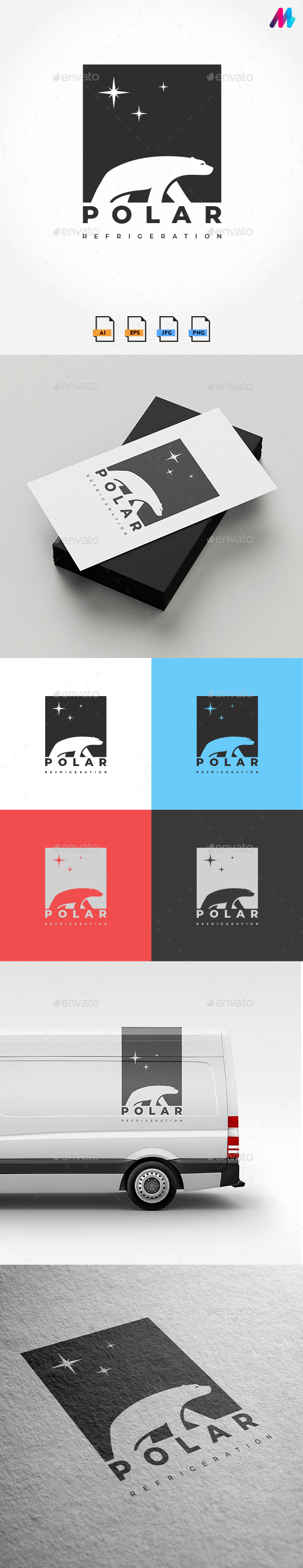 Polarization Logo Graphics, Designs & Templates