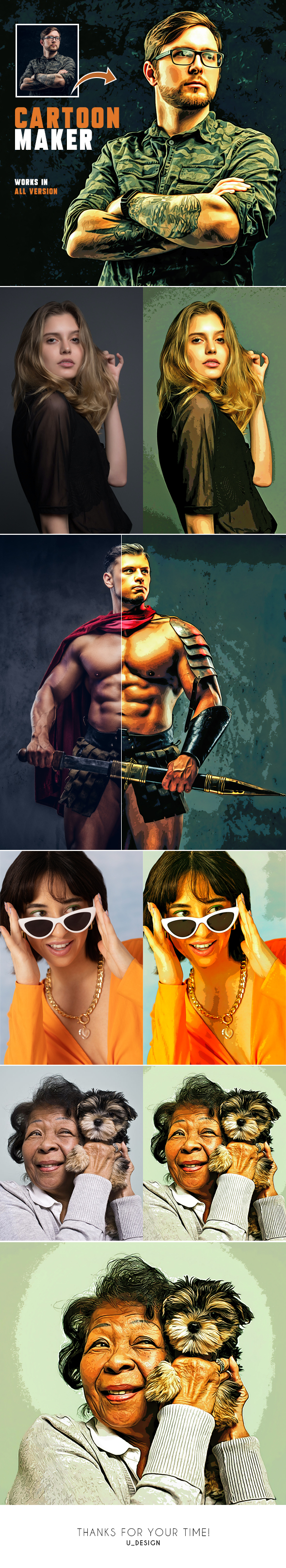 Cartoon Photoshop Add-ons | GraphicRiver