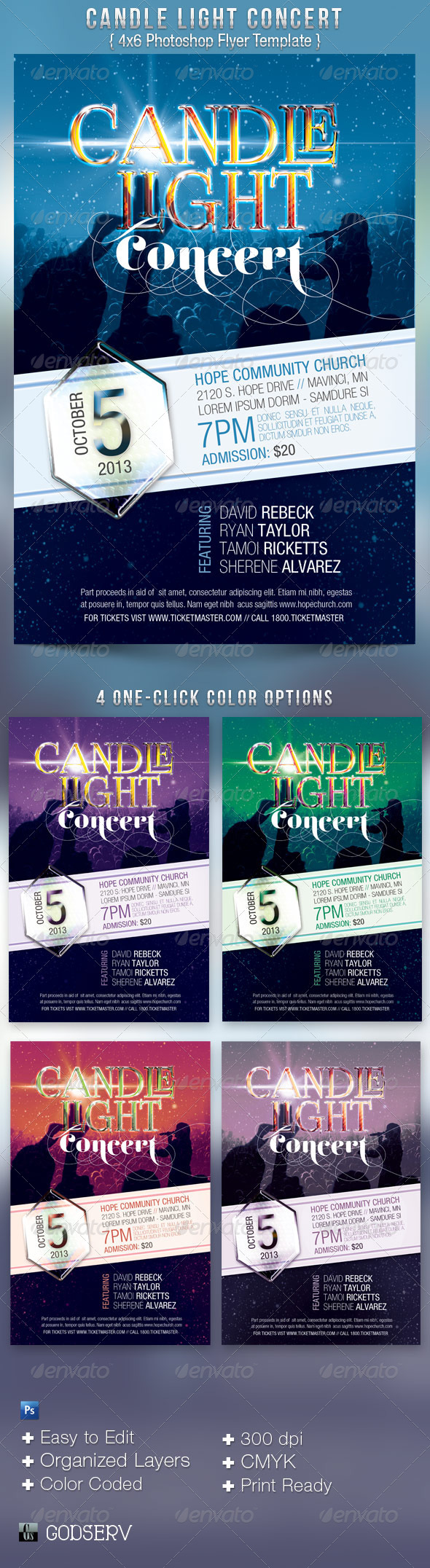Easy Christmas Flyer and Poster Templates for Church Events » Godserv ...